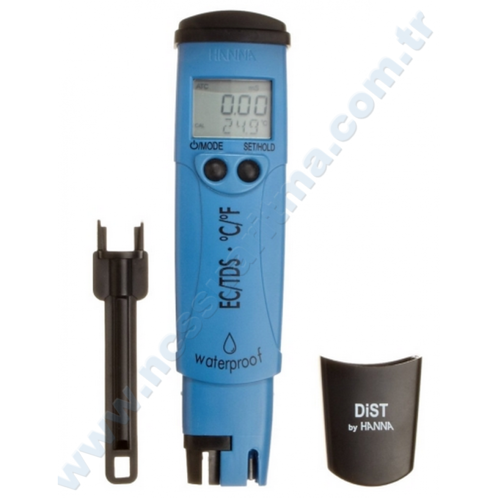 HANNA HI98311 İletkenlik ölçer, sıcaklık ölçer su geçirmez