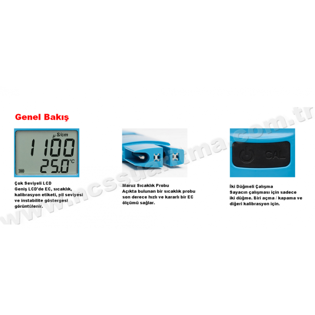 HANNA HI98303 DiST® 3 Cep Tipi İletkenlik ve ısı Ölçüm Cihazı