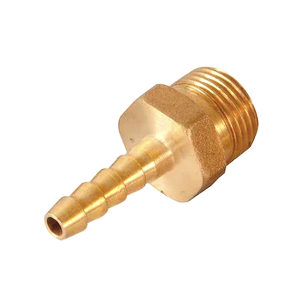 3/8 inç X6mm erkek dişli pirinç hortum rekoru